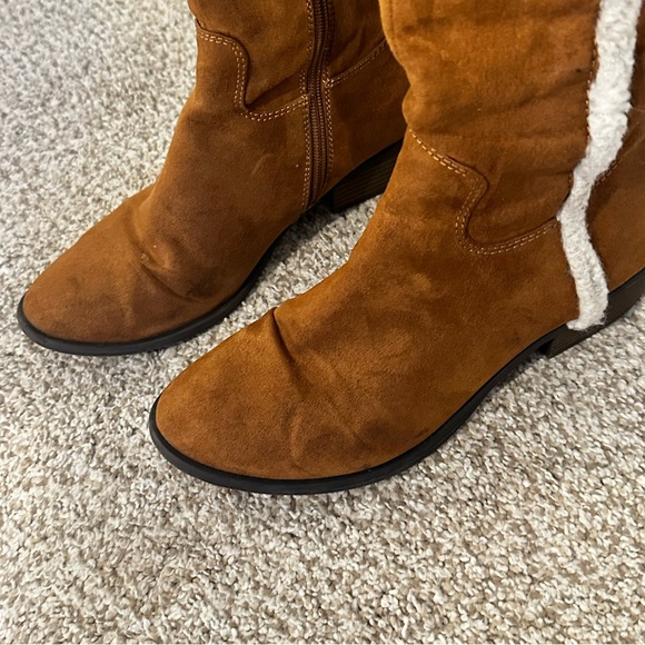 MIA | Shoes | Mia Knee High Brown Suede Boots | Poshmark